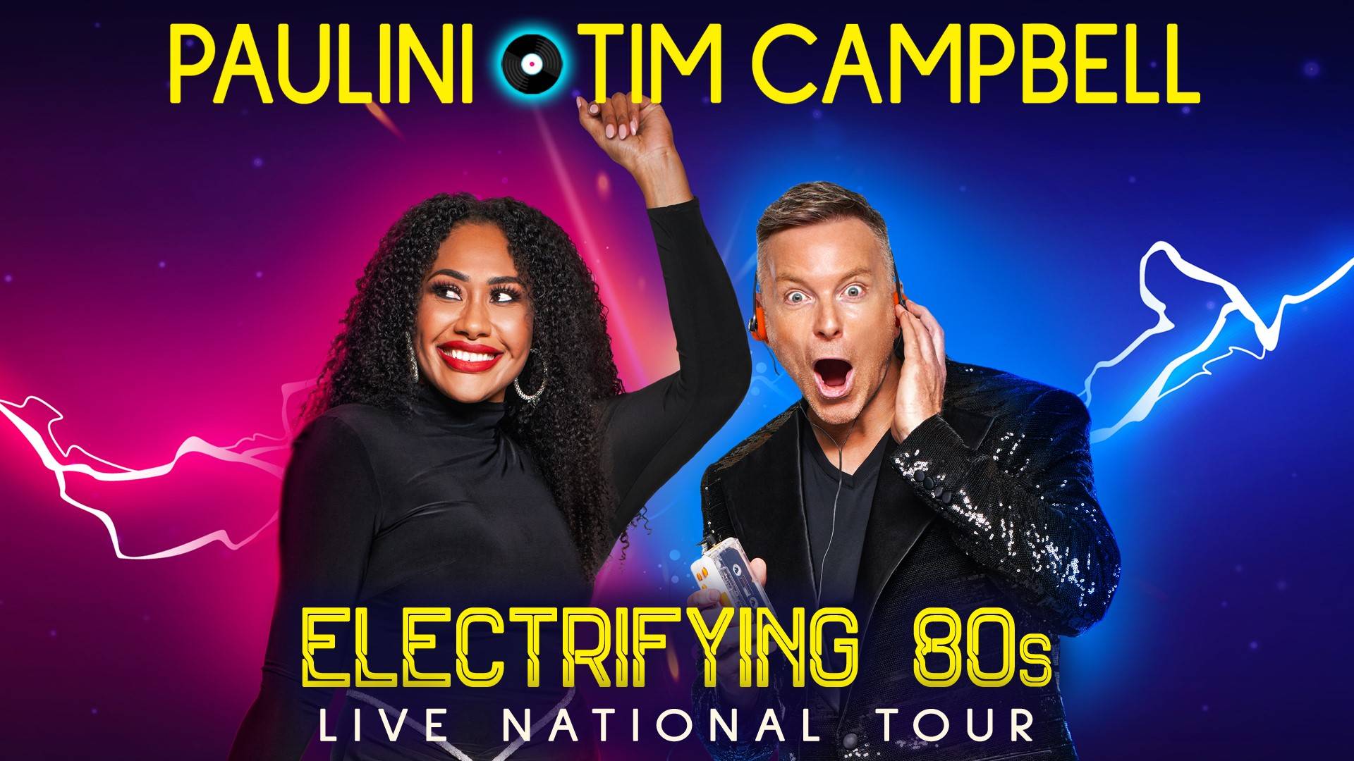 Paulini and Tim Campbell - Electrifying 80s | What's On Warrnambool