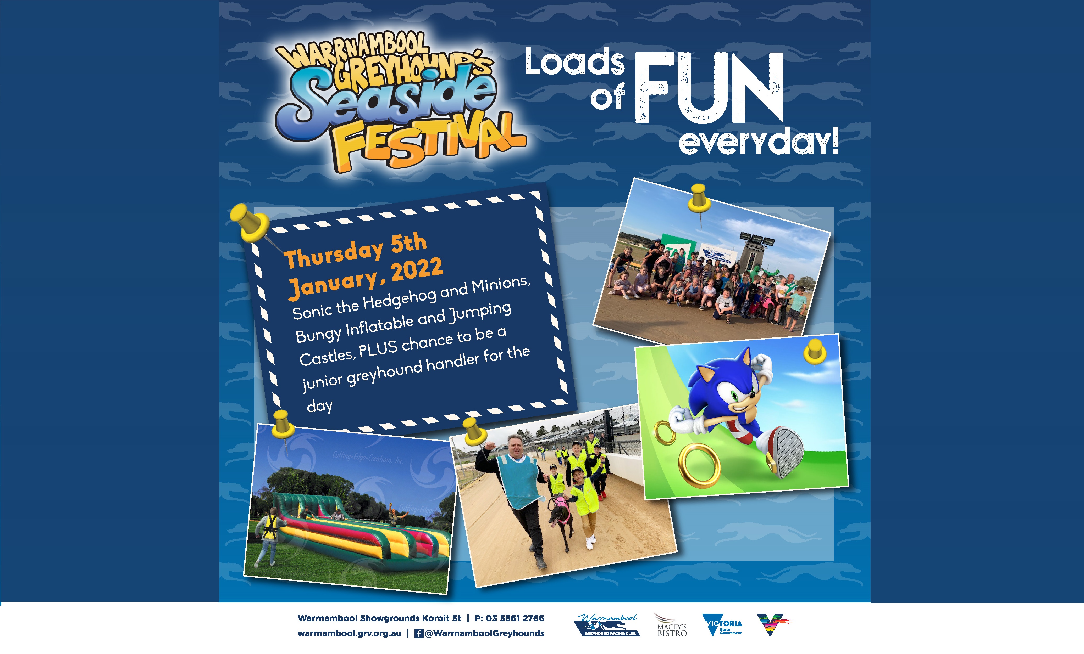 Warrnambool Greyhound Racing Seaside Festival | What's On Warrnambool