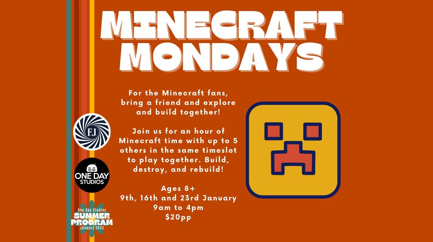 Minecraft Mondays | What's On Warrnambool